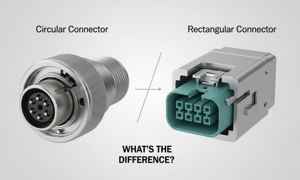 Circular vs Rectangular Connectors: What’s the Difference?