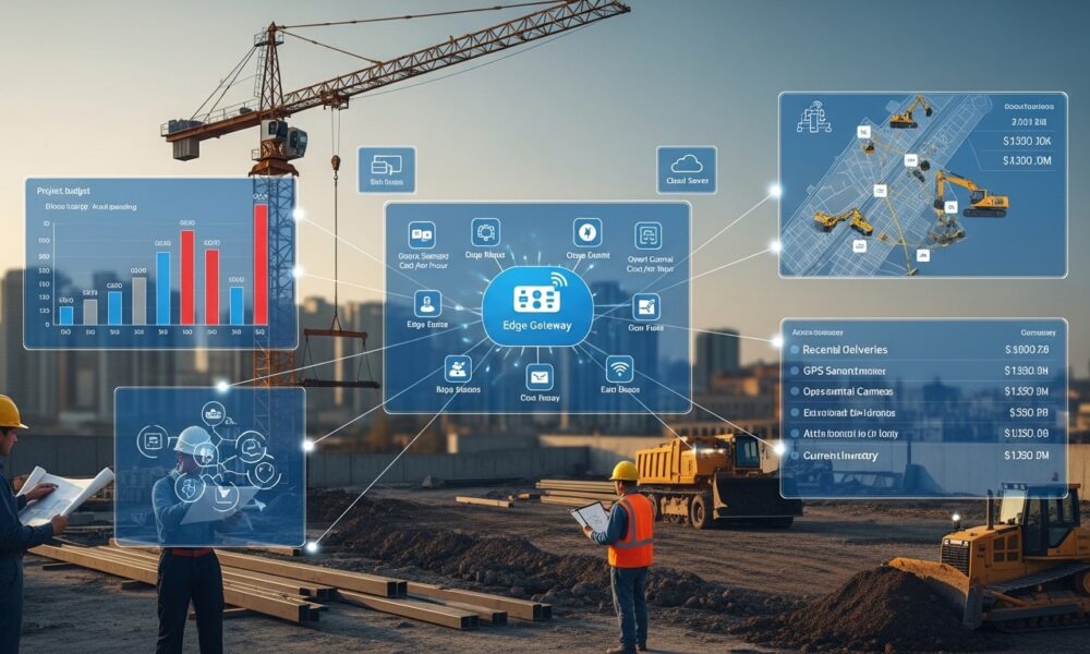 Edge Computing Applications in Real-Time Construction Cost Monitoring